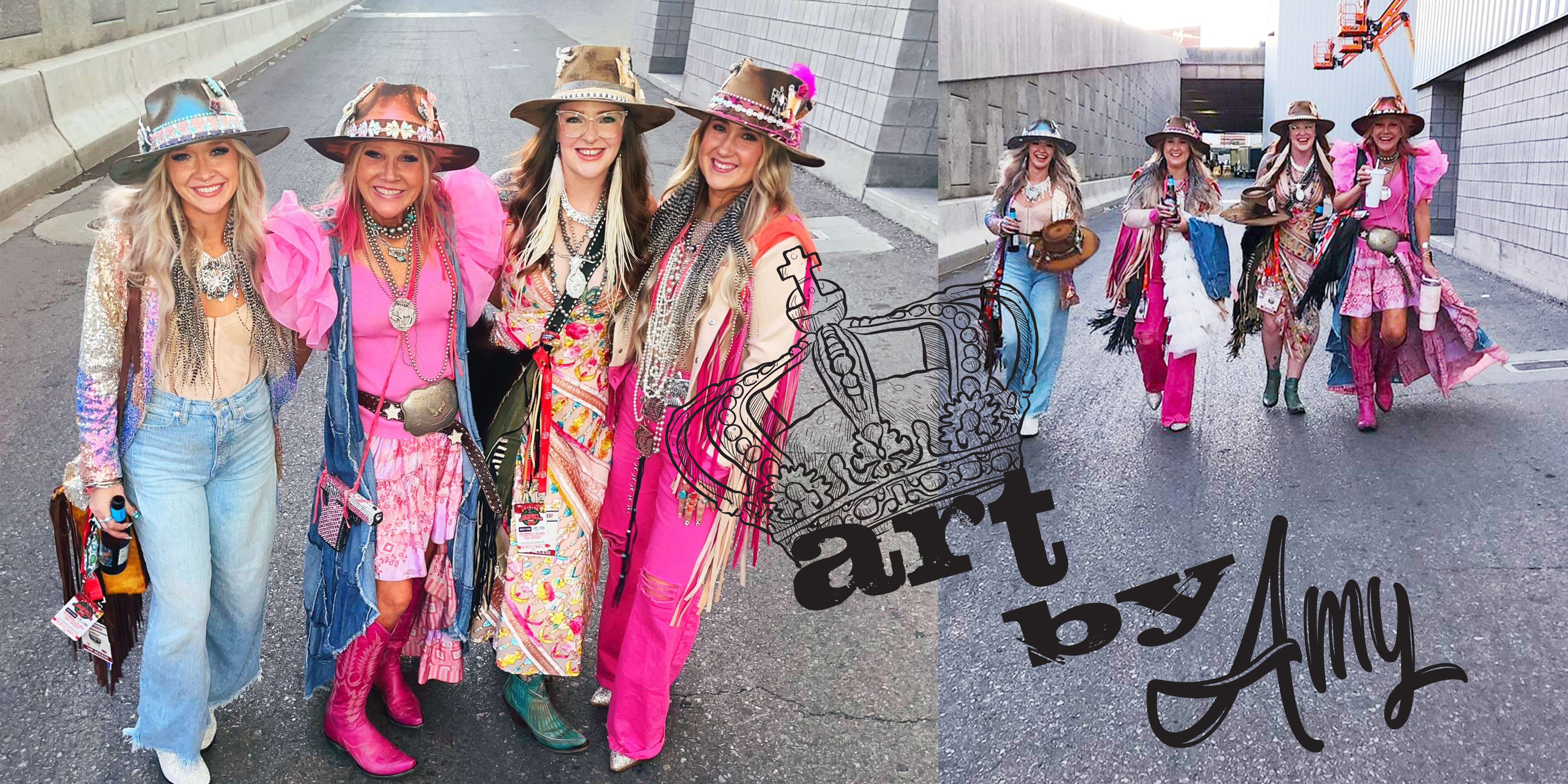 Original, one of a kind, hand-made art and vintage jewelry-ART BY AMY